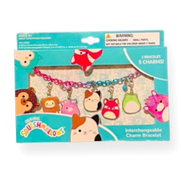 Squishmallows | Accessories | Squishmallow Bracelet With 5 Charms ...